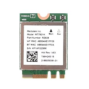 OKN WiFi 6 Card AX3000 M2 WiFi Module with BT 5.1 and WPA3 Security, M2 WiFi Card for Laptop Supports Windows 11/10