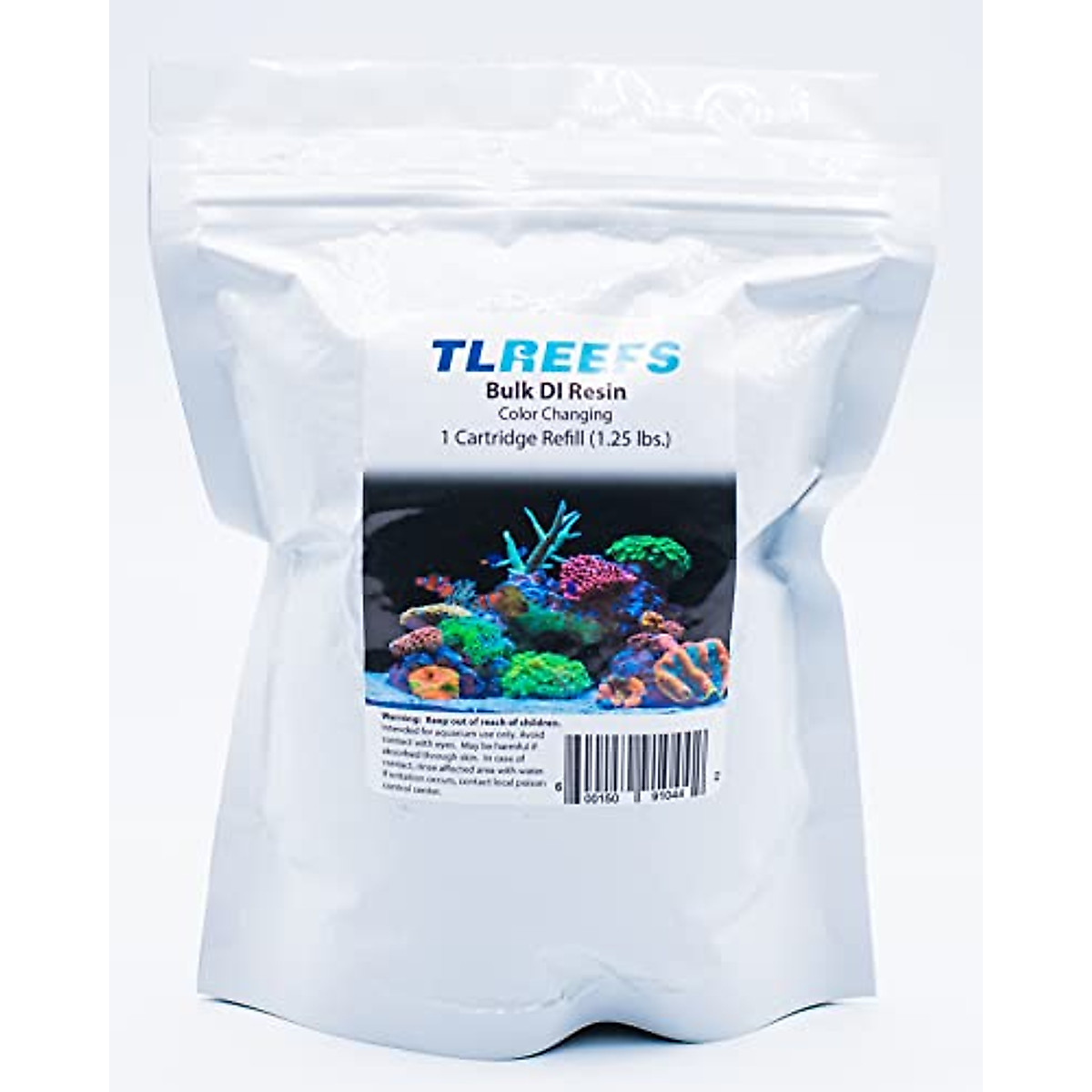 TL Reefs Deionization DI Resin Mixed Bed Color Changing 1.25lb (1 Piece)