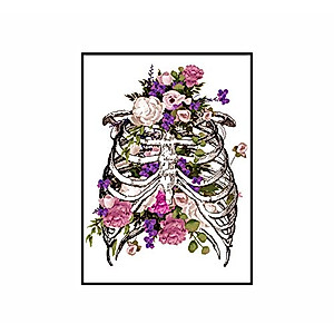 Nurse Gift for Women Wall Art Prints Decor Set of 6 Medical Anatomy Poster, Nurse Graduation, Nurse Practitioner, Physicians Assistant Gift for Doctor Office, Clinic, Med Student Dorm Halloween Christmas 8x10, Unframed