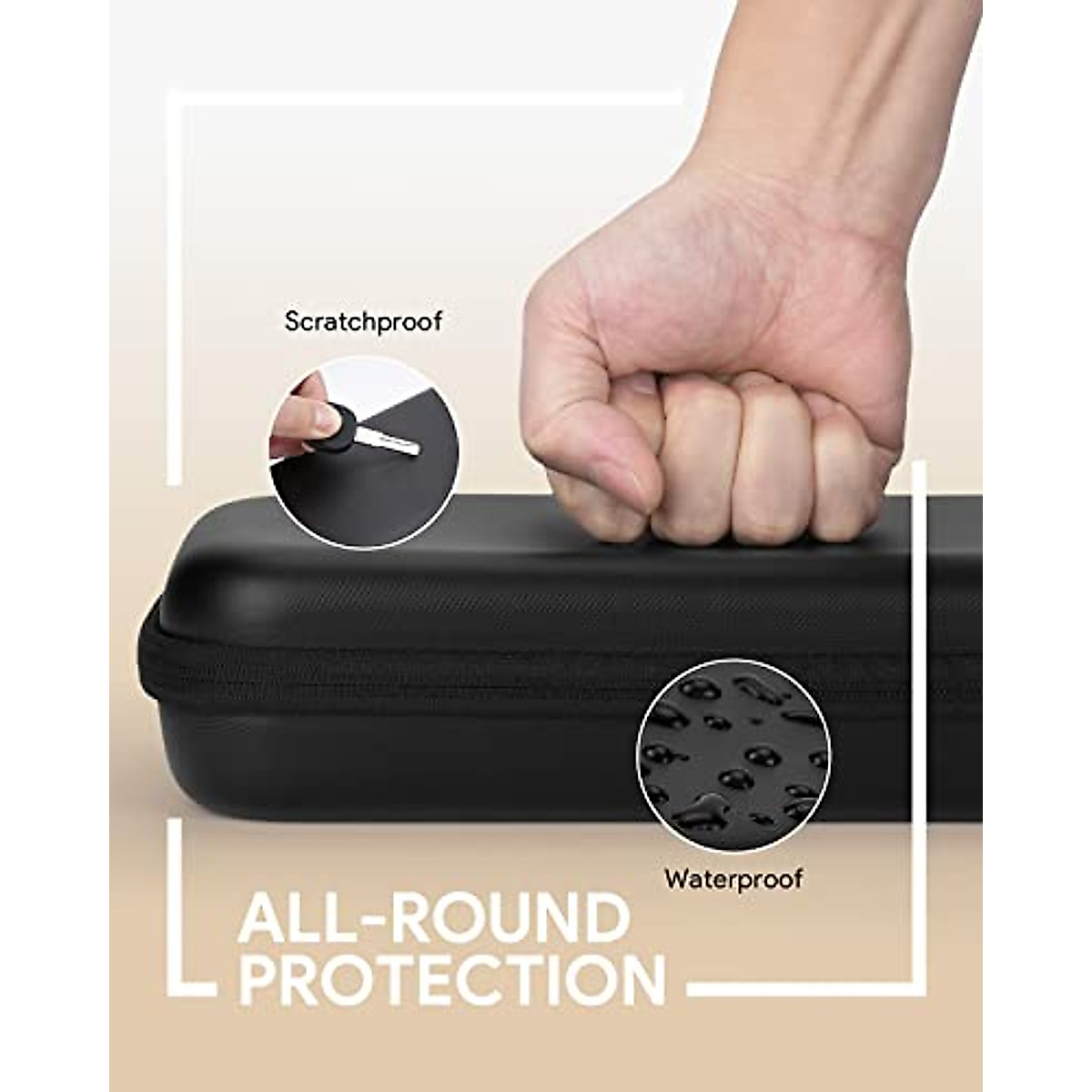 Hard Carrying Case for Logitech G Cloud Gaming Handheld, Waterproof/Protective/Portable/Storage Case