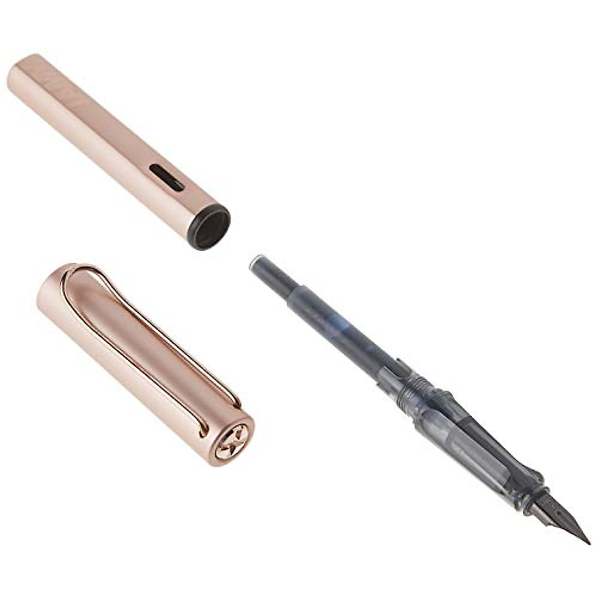 LAMY Lx Live Deluxe Fountain Pen, Rose Gold (L76F)