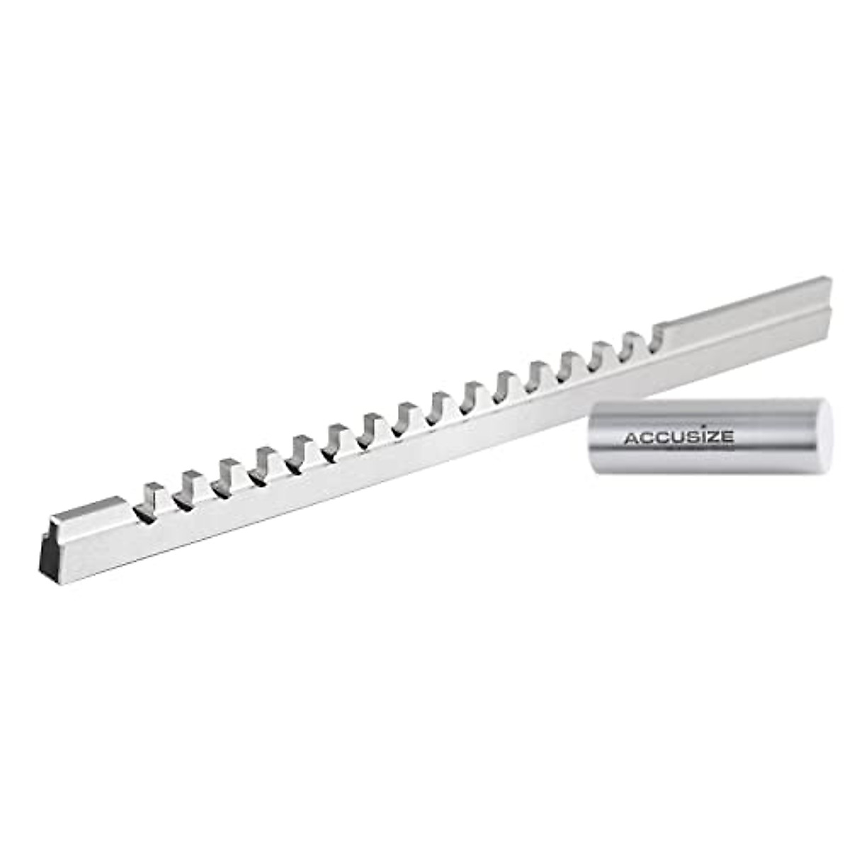 Accusize Industrial Tools 3/32 inch, Style B High Speed Steel Keyway Broach, 5000-0008