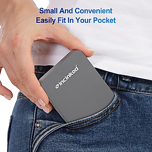 Incinkod 5000mAh Portable 15W Wireless Magnetic Power Bank,Aluminum Alloy Fast Charging Charger,Sliver Ultra-Thin Mini Lightweight External Battery Pack Compatible for MagSafe iPhone 11 12 13 14 15