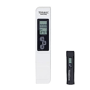 Digital Water Tester, Rustproof Interference Resistant 3 in 1 HD Display High Accuracy Digital TDS Meter for Swimming Pool