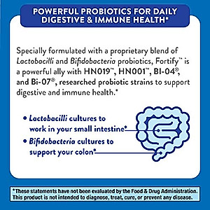 Nature's Way Fortify Daily Probiotic + Prebiotic for Men and Women, 50 Billion Live Cultures, Extra Strength Digestive and Immune Health Support* Supplement, 30 Capsules