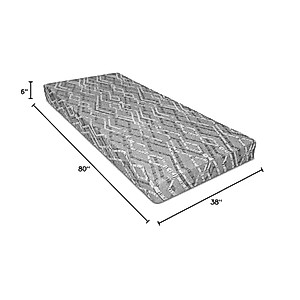 Road Elite - Medium/Firm Cool Gel Memory Foam Truck Mattress, 80" x 38" x 6"