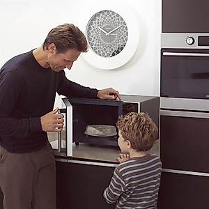 Flexzion Microwave Covers For Food Splatter Guard Protector (Set of 5, Green) - Food Cover Lid With Steam Ventilation Window Dish Washer Safe - Mixed Sizes For Large & Small Food Plates Bowls