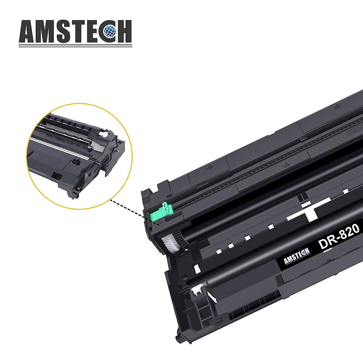 DR820 DR-820 Drum Unit Compatible Replacement for Brother DR820 DR 820 DR-820 for HL-L6200DW MFC-L5850DW MFC-L5900DW HL-L5200DW HL-L5100DN L5850DW L5900DW L5700DW L6200DW Printer (Black, 1-Pack)