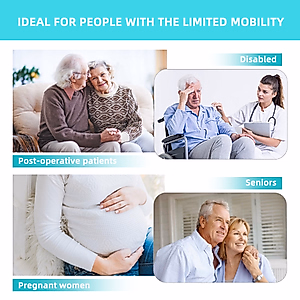 Fanwer Long Reach Bottom Buddy Wiping Aid, Self Wipe Toilet Aid for Fat People, Limited Mobility, Seniors, Preganacy, Disabled, Arthritis, Surgery