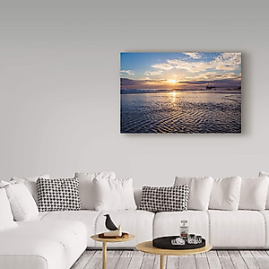 Trademark Fine Art Cool Ripples by Chris Moyer, 16x24-Inch Fine Art, Multicolor