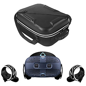 Oriolus VR Hard Carrying Case Compatible with HTC Vive Cosmos PC VR Headset and Controllers