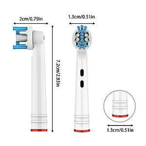 THISONG Electric Toothbrush Floss Replacement Heads