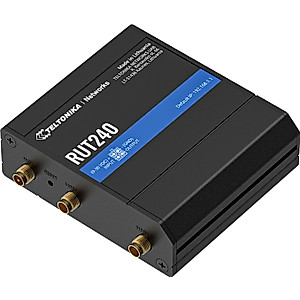 Teltonika RUT240 4G /LTE & WiFi Cellular Router with Ethernet and I/O, Remote Connection, Advanced VPN