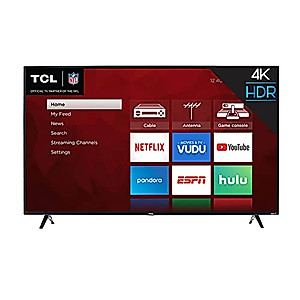 TCL 55S421 55 inch Class 4-Series 4K UHD HDR Roku Smart TV