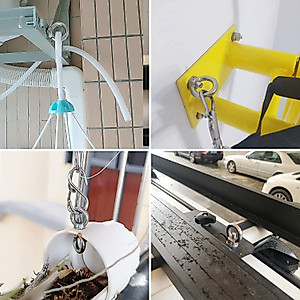 MroMax 20Pcs M6 Lifting Eye Nuts 304 Stainless Steel Female Thread Ring Shaped Metric EyeNuts Fastener for Rope Fitting and Engineering Lifting Machinery Silver Tone