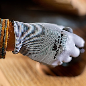 Wells Lamont mens Work Gloves, Grey, Large Pack of 5 US