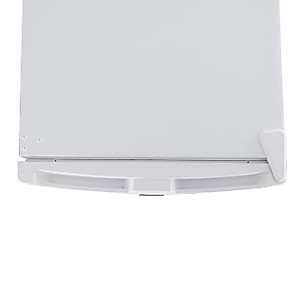 Commercial Cool Upright Freezer, Stand Up Freezer 6 Cu Ft with Reversible Door, White with VCM Door