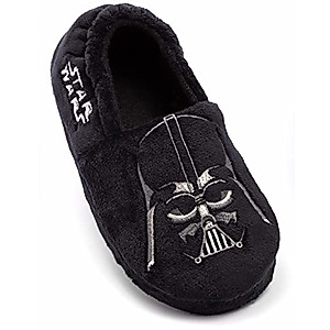 STAR WARS Darth Vader Slippers Boys Kids Villain House Shoes Loafers 11.5 US Little Kid