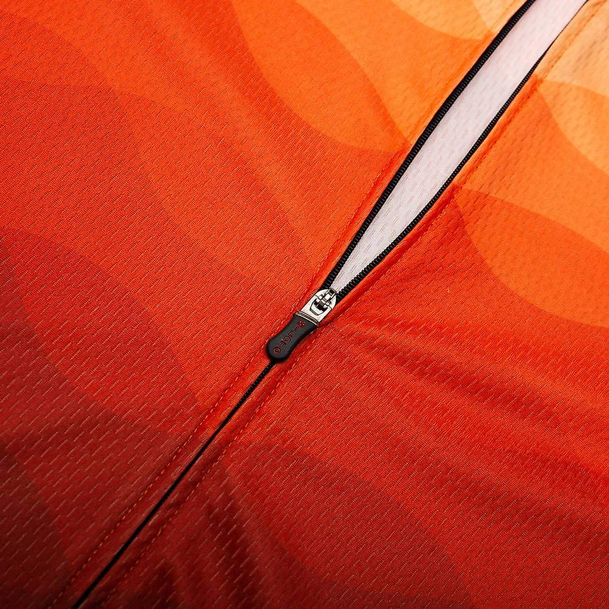 Uriah Men's Cycling Jersey Thermal Fleece Long Sleeve Reflective Copper Size XL(CN)