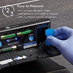 ActiveAire Automated In-Stall Air Freshener Dispenser by GP PRO (Georgia-Pacific), Stainless Finish, 56764, 9.500" W x 1.170" D x 3.500" H