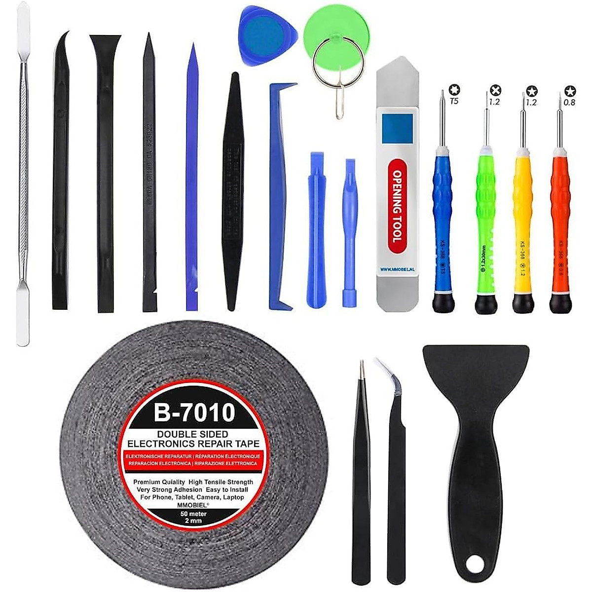 MMOBIEL 21 in 1 Professional Screwdriver Repair Opening Tool Kit for Various Smartphones/iPad/PC and Notebook Types