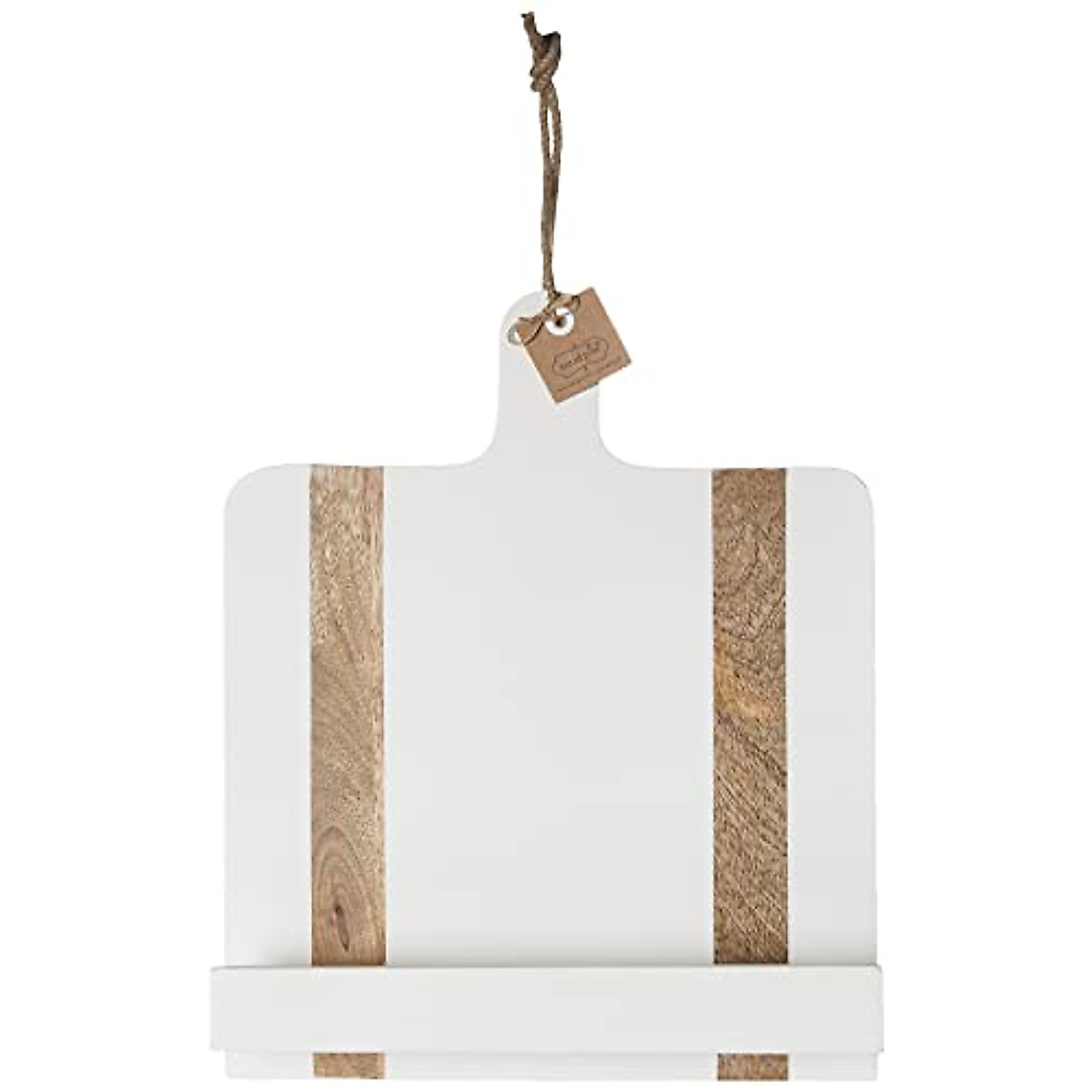Mud Pie White Wood Cookbook Holder, 11 1/4" x 15 1/2"