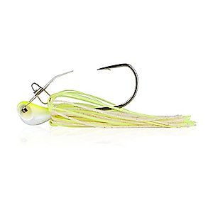 Berkley SlobberKnocker Fishing Jig, White Chartreuse, 1/2 oz