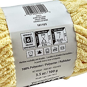 Bernat Baby Blanket Yarn (03615), Yellow