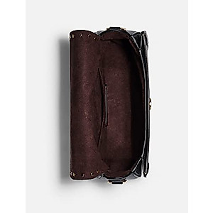 Coach Women's Georgie Saddle Bag (IM/Khaki/Terracotta Multi)