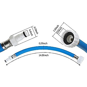 Flush Hose Fitting Kit for Yamaha Boat Waverunner LX VX VXR FXHO VX110 VX Deluxe FX Cruiser Jet Ski GP1800 GP1300 AR190 (Flush Hose)