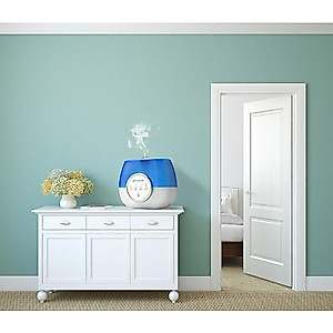 PureGuardian H4810AR Ultrasonic Warm and Cool Mist Humidifier for Bedrooms, Quiet, Filter-Free, 120 Hr, 2 Gal Treated Tank Surface Resists Mold, Pure Guardian Humidifier with Essential Oil Tray