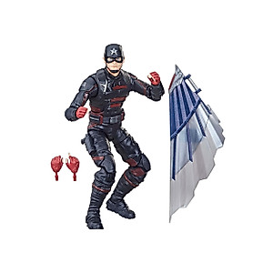 Marvel Legends Series Avengers 6-Inch Action Figure Toy U.S. Agent and 2 Accessories, for Kids Ages 4 and Up