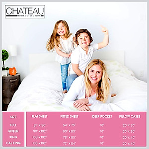 100% Egyption Cotton Full Size Solid Sheet Set & Striped Sheets Set of 2 Combo- 800 Thread Count Sateen Weave Full Size Solid Sheets & Striped Sheets, Deep Pocket Cotton Bedsheets - Taupe