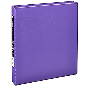 Office Depot® Brand Heavy-Duty D-Ring Binder, 1" Rings, 59% Recycled, Purple