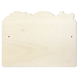 Bilderwelten Children's coat rack - Baby Zebra in der Savanne, Dimension HxW: 11.81x15.74 in.