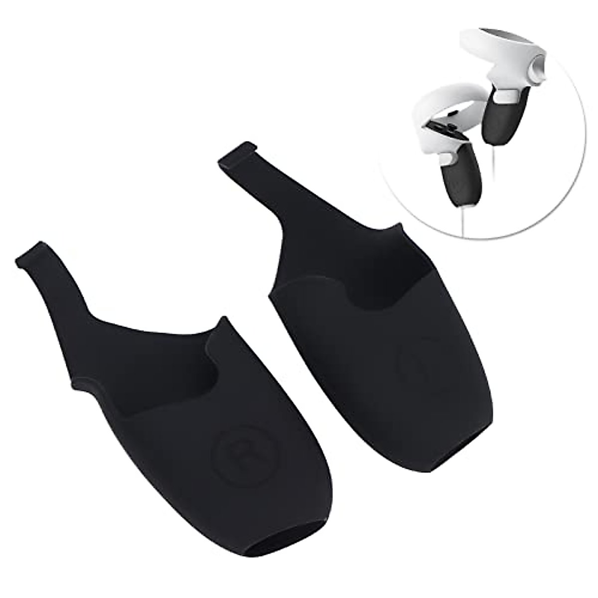 VR Controller Protective Sleeve, Slim Controller Grip Cover Silicone Total Protection Prevent Collision for Oculus Quest 2 VR Controller