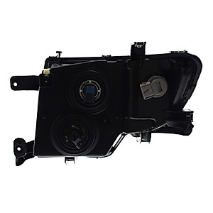 Evan Fischer Driver and Passenger Side Headlight Set of 2 Compatible with 2007-2010 Ford Edge - FO2503228C, FO2502228C