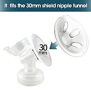 Begical Flange Massage Cushions 25mm Compatible with Philips Avent Breastpump 30mm and ameda 30.5 Shields/Flanges,Replace Flange Insert or Avent SCF332/SCF334/SCF330 Cushion Parts/Accessories