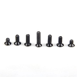 SUNQQA 20/50/100Pcs Laptop Repair Fastener Screws Flat Head Screw Phillips Screws Computer Screws M1 M1.2 M1.4 M1.6 M2 M2.5 M3 M4 (Length : 8mm 100Pcs, Size : M2)