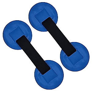 2PCS PVC Strap Handle for Inflatable Boat,Raft, Dinghy, Kayak, Canoe, SUP,Paddle Board PVC Strap Grab Handle (Blue)