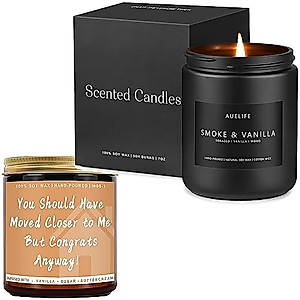House Warming Gifts New Home, Housewarming Candle & Smoke & Vanilla Scented Candles