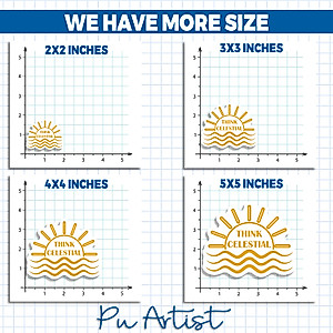 Think Celestial LDS Sticker Bible Sunshie Jesus God Faith Religious V1 Vinyl Die Cut Sticker for Car Laptop Phone Water Bottle Guitar Helmet Gift Idea Merchandise Decor Decal Stuff