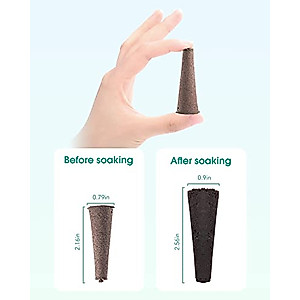 16 Pack Replacement Grow Sponges, Seed Starter Pods Compatible with AeroGarden, Seed Pod Kit Root Growth Sponges Hydroponic Sponges Kit, Refill Pods for Hydroponics Indoor Garden Growing System