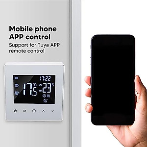 16A Smart Thermostat Touch Screen Floor Heating Temperature Controllerfor Home AC90‑240V (WiFi)
