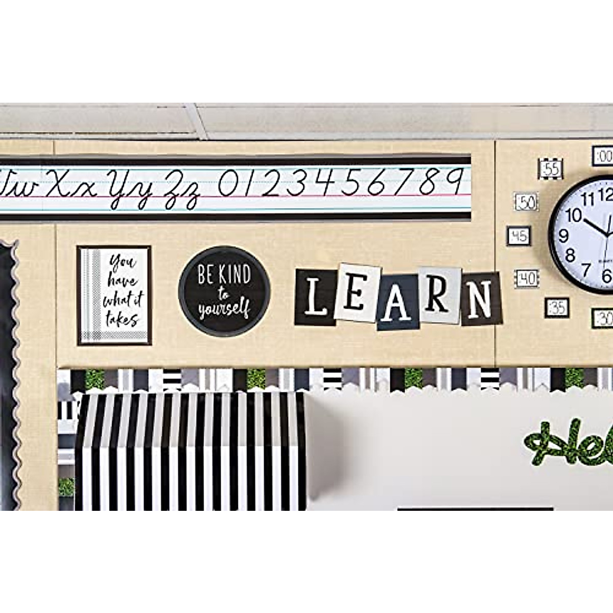 Teacher Created Resources Modern Farmhouse Cursive Writing Bulletin Board