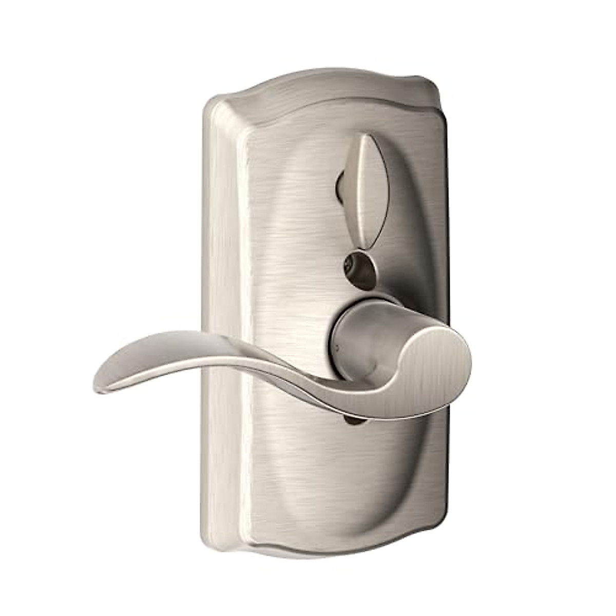SCHLAGE FE595 CAM 619 ACC Camelot Keypad Entry with Flex-Lock and Accent Levers, Satin Nickel