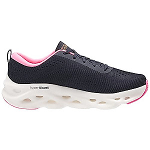 Skechers Women's GO Run Glide Step Hyper Sneaker, Navy, 9