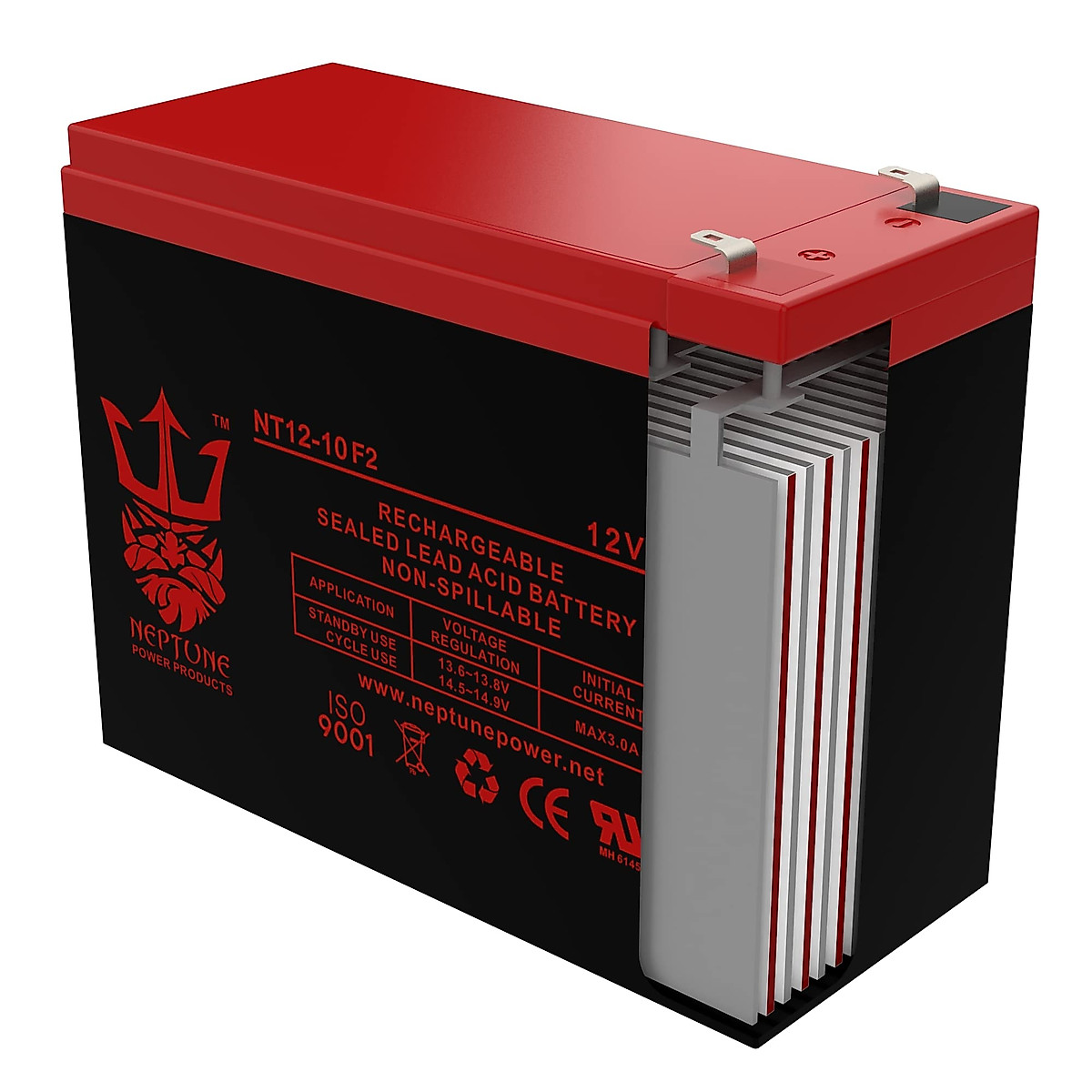 Neptune Power Products replacement 12V 10AH Replacement for SHOPRIDER Echo 3 SL73 Battery - 2 Pack