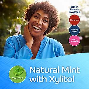 XyliMelts Discs for Dry Mouth, Mild Mint 40 ea (Pack of 6)