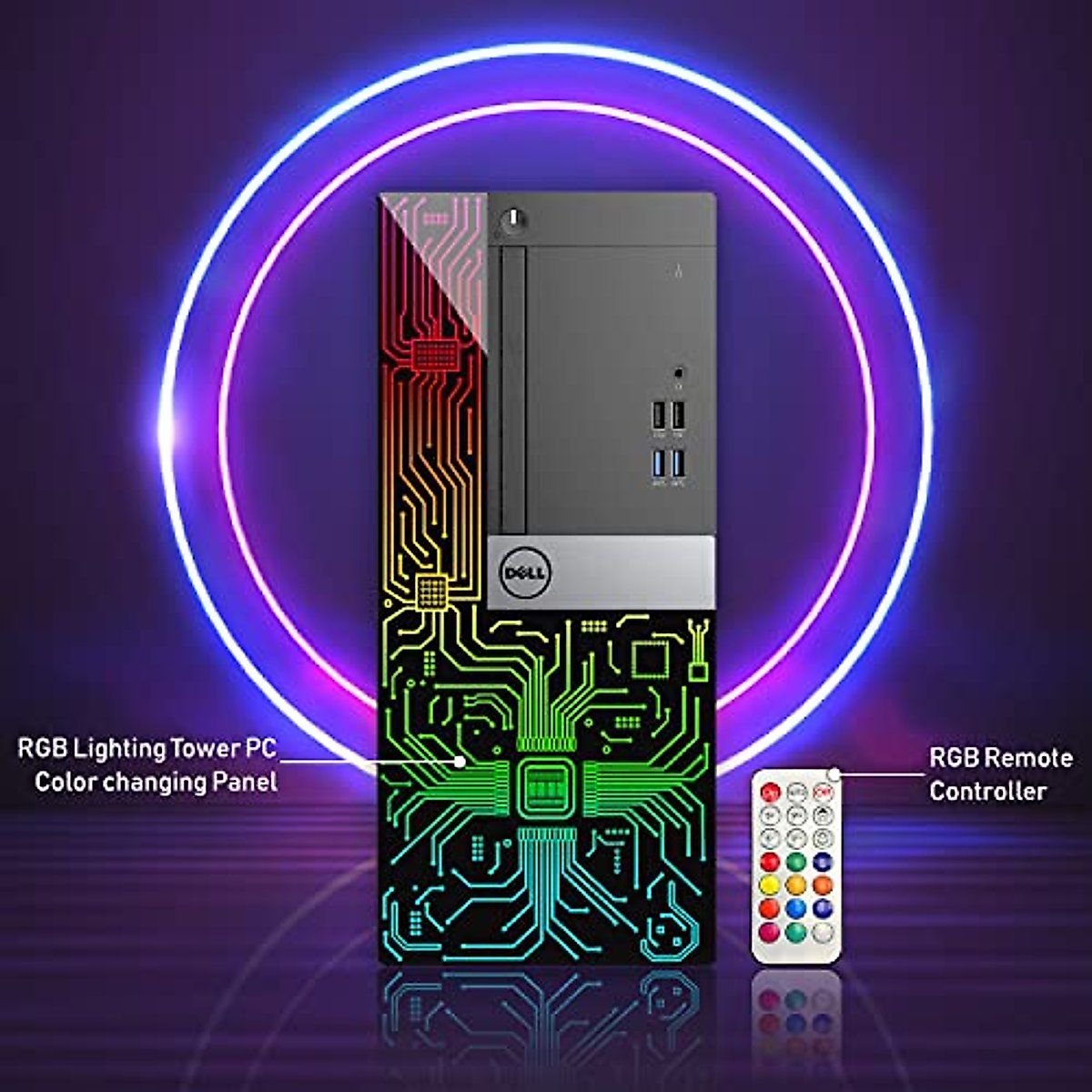Dell Gaming PC OptiPlex 3040 Tower Desktop Computer - Intel Core i7 6th Gen (3.4GHz) - GeForce GTX 1660 Super 6GB GDDR6-16GB RAM - 1TB SSD - Windows 10 Pro - Wi-Fi - Keyboard & Mouse - HDMI (Renewed)